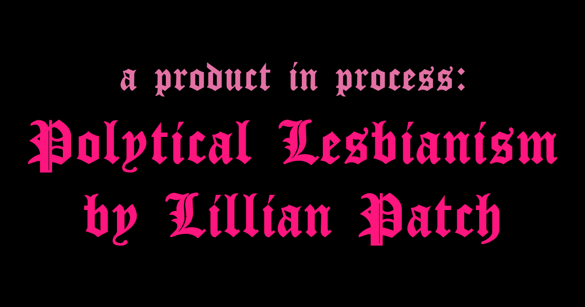 Home — Polytical Lesbianism